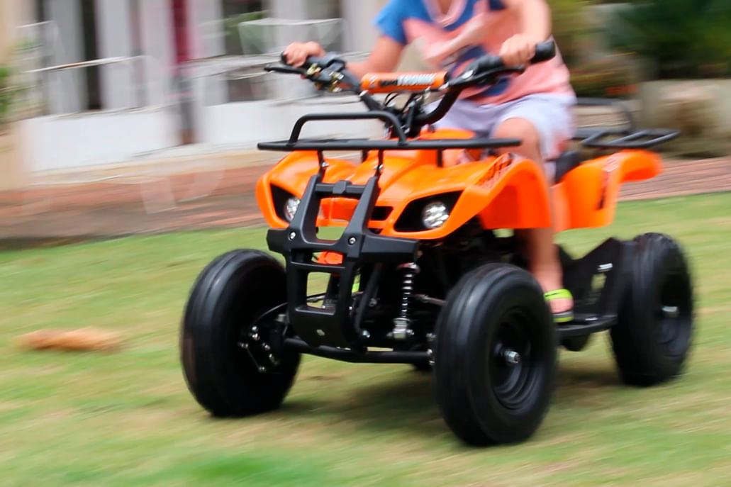 Quadriciclo Elétrico DROP UTILITY 800W, 36v branco