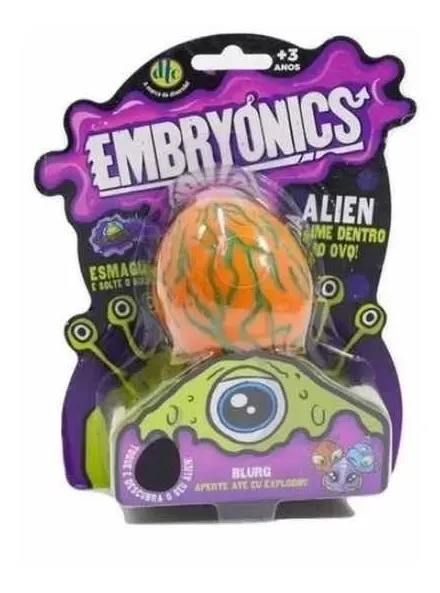 Ovo de Brinquedo Com Slime Embryonics Alien Surpresa Dtc - Ri Happy