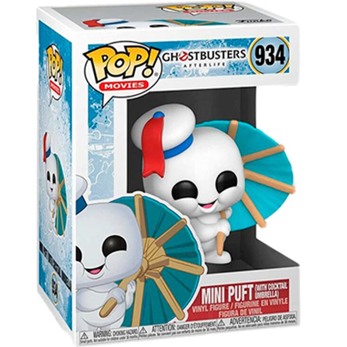 Funko Pop Caça-Fantasmas Ghostbusters Mini Puft w Cocktail Umbrella 934 ...