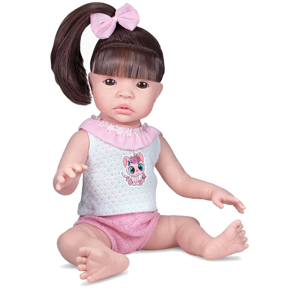 Boneca Coleção Doll Realist Small 37cm Com Cabelo Realista - Ri Happy