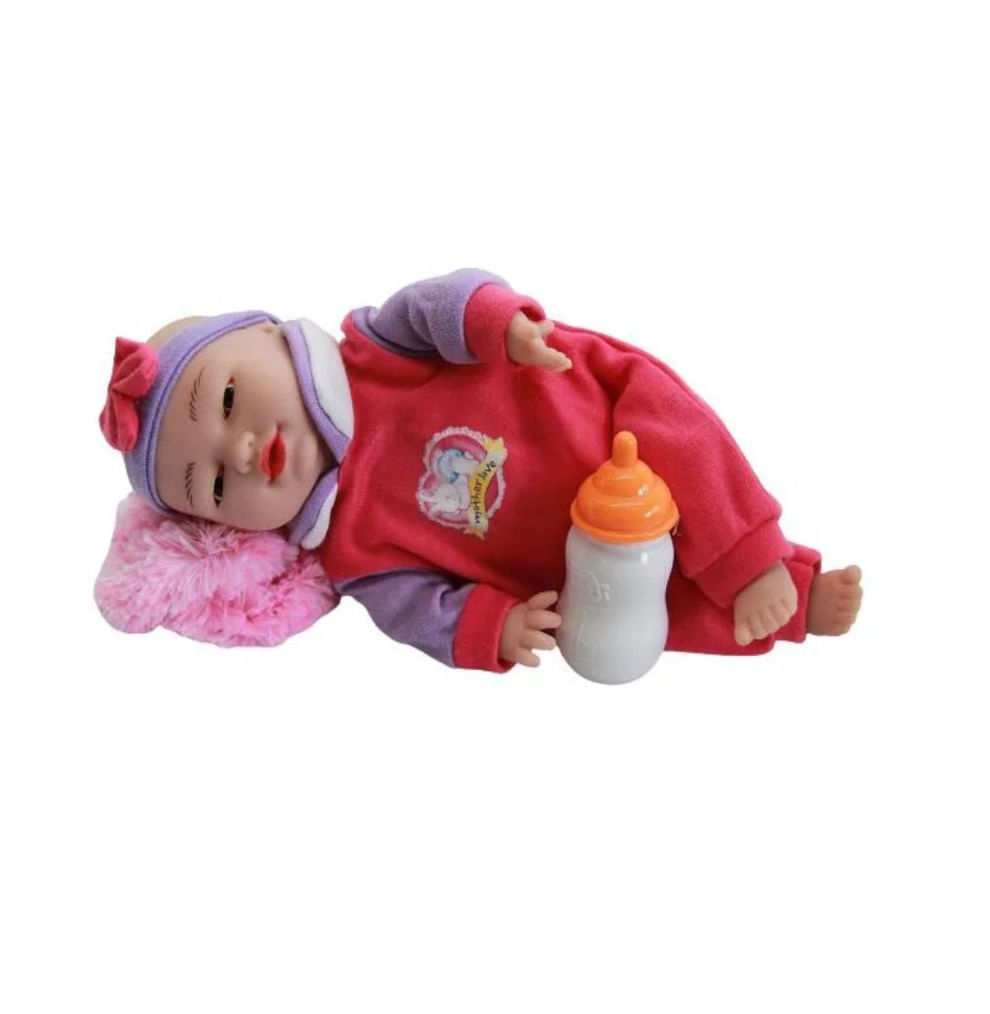 Boneca Manu Carinha de Bebê - Wellkids - Ri Happy