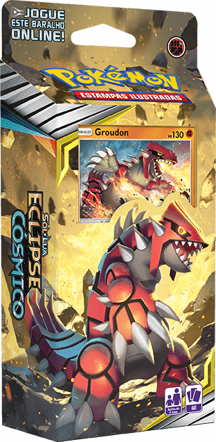 Jogo de Cartas e Baralho Altitude Exorbitante Sol Lua 12 Eclipse Cósmico 60 cartas Copag Pokémon ...