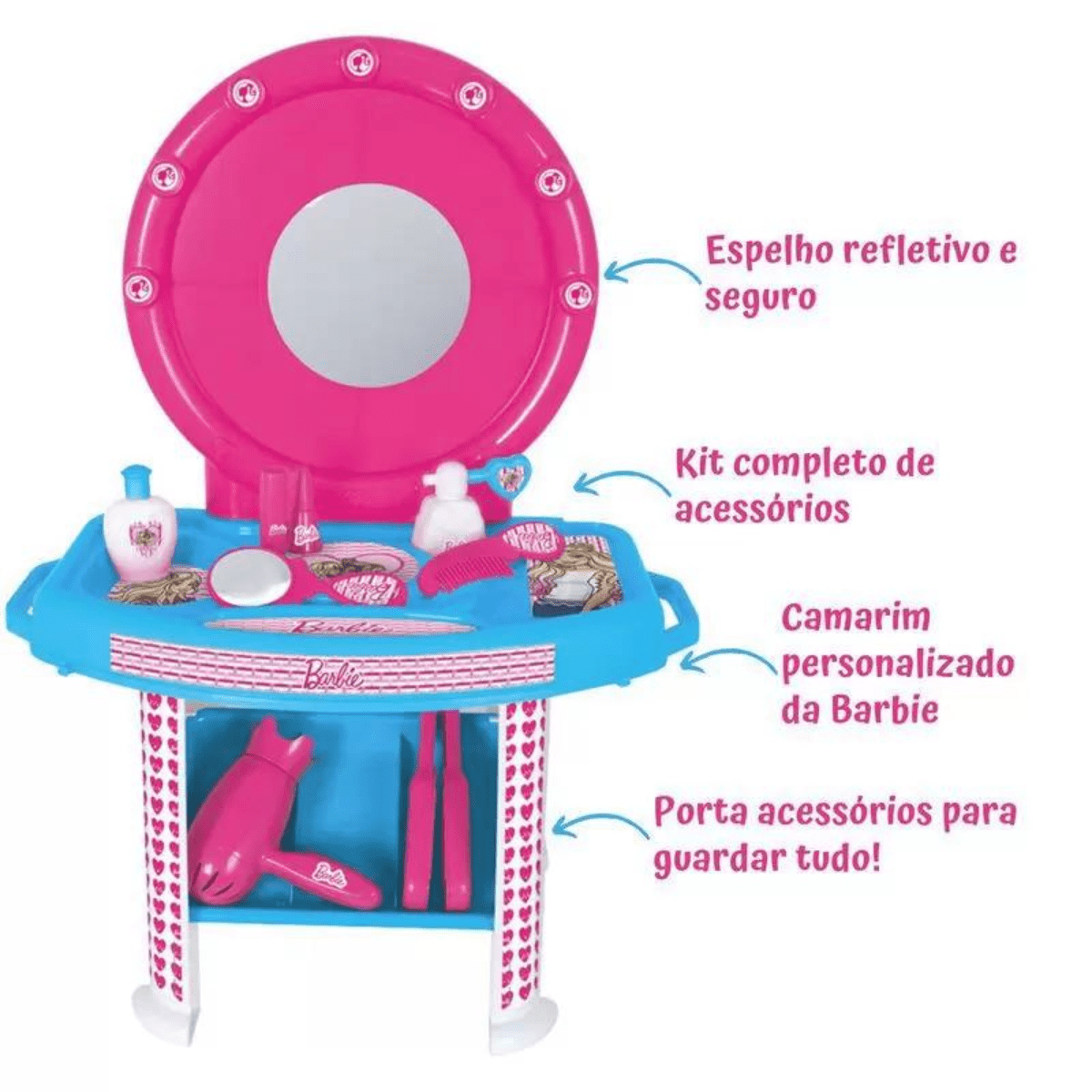 Confira Acessórios para Boneca Camarim da Barbie - Rihappy - Ri Happy