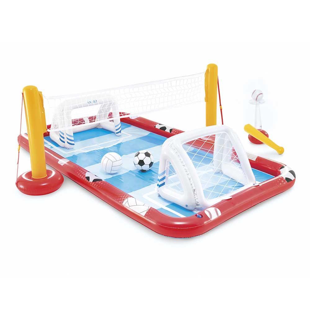 Piscina Playground Multi Esportes Futebol Volei Beisebol 470L Intex ...