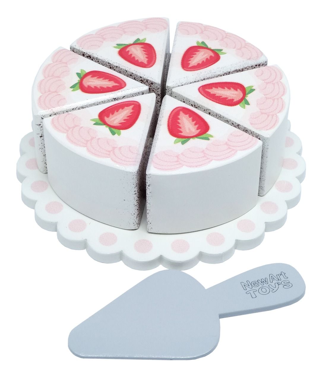 Coleção Comidinha Bolo Fatiado Morango - Ri Happy