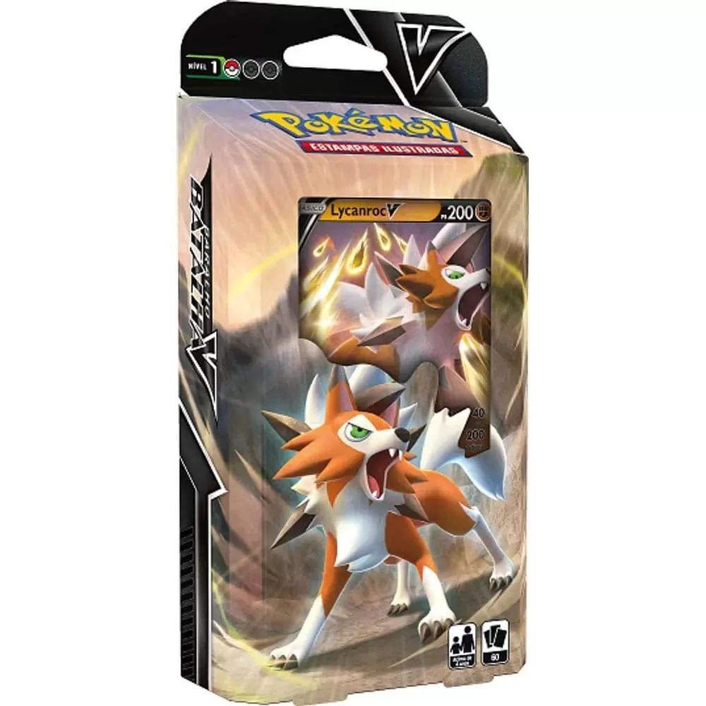 Pokémon Baralho Batalha V - Deck Lycanroc V - Ri Happy