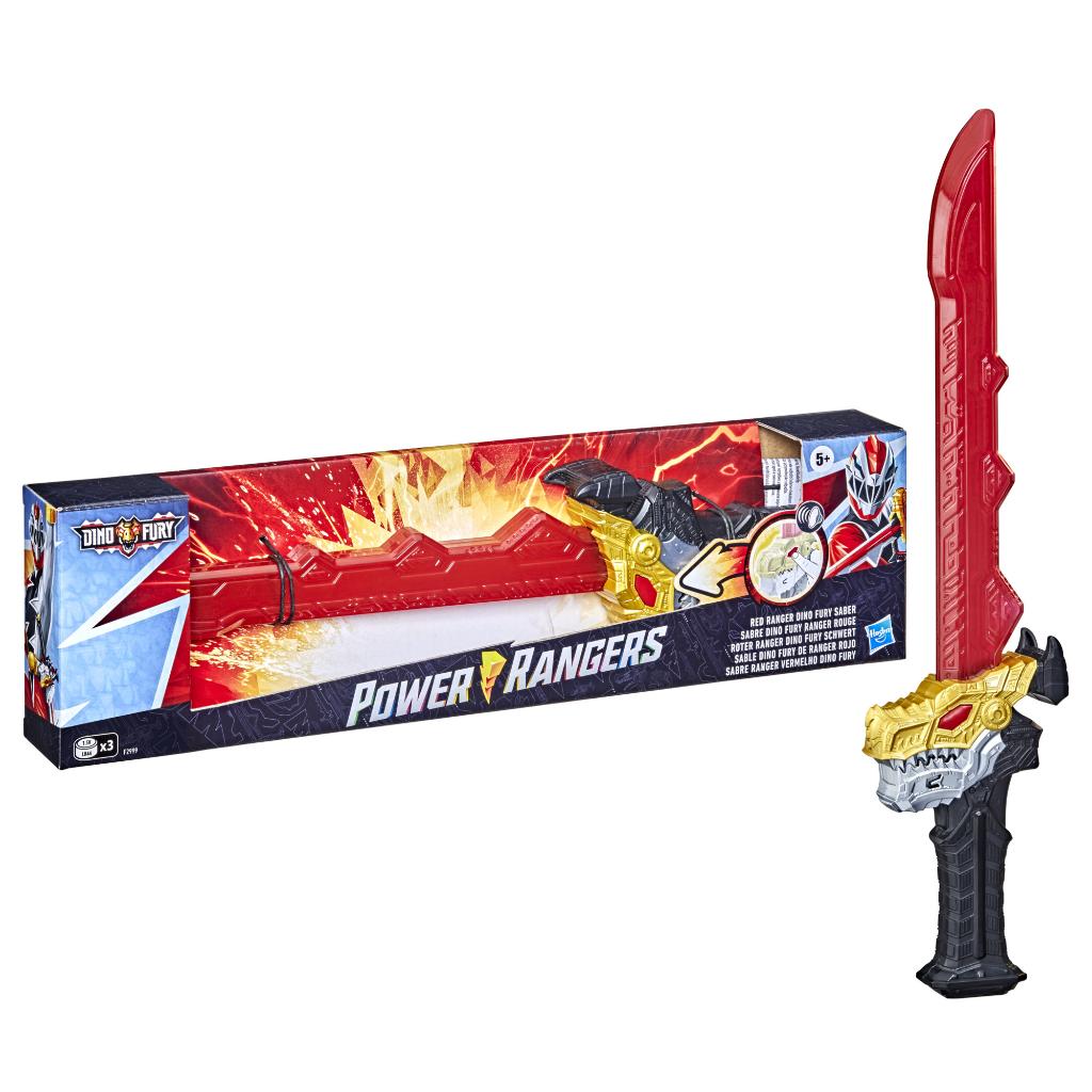 Confira Sabre - Power Rangers - Ranger Vermelho Dino Fury - com Som ...