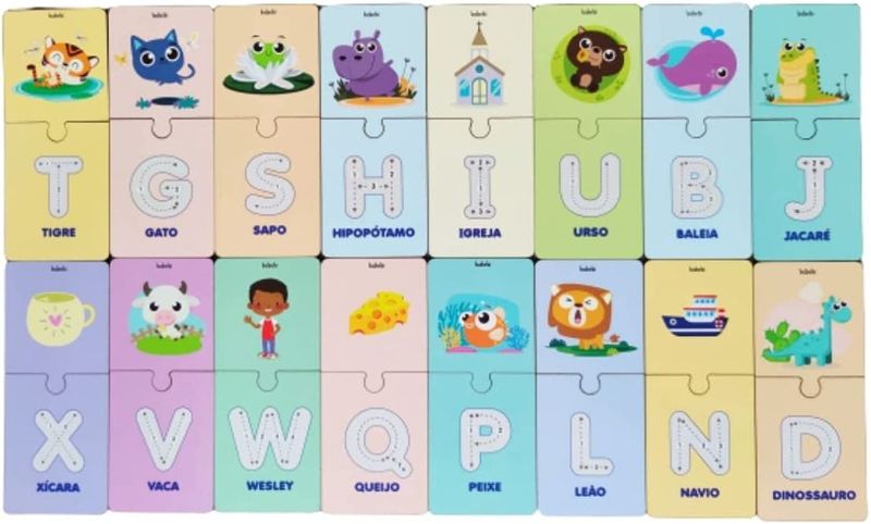 Alfabeto Ilustrado Escreva e Apague - Babebi - Ri Happy Alfabeto Ilustrado Escreva e Apague - Babebi - Ri Happy