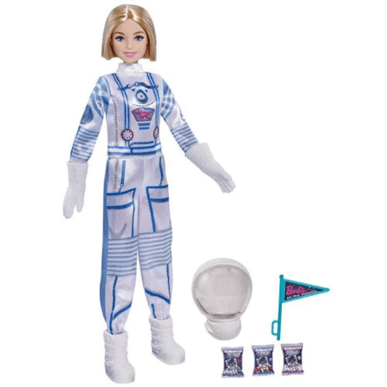 Boneca Barbie Profissões Deluxe Astronauta Nasa Loira Gyj99 Mattel ...