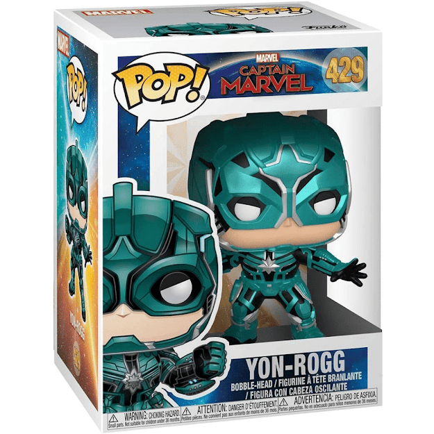 Boneco Funko Pop! Capitão Marvel Magnitron Yon Rogg Kree 429 - Ri Happy