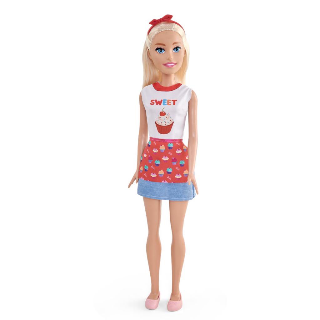 Confira Boneca Barbie com Acessórios - Profissões - Confeiteira - 70 cm ...