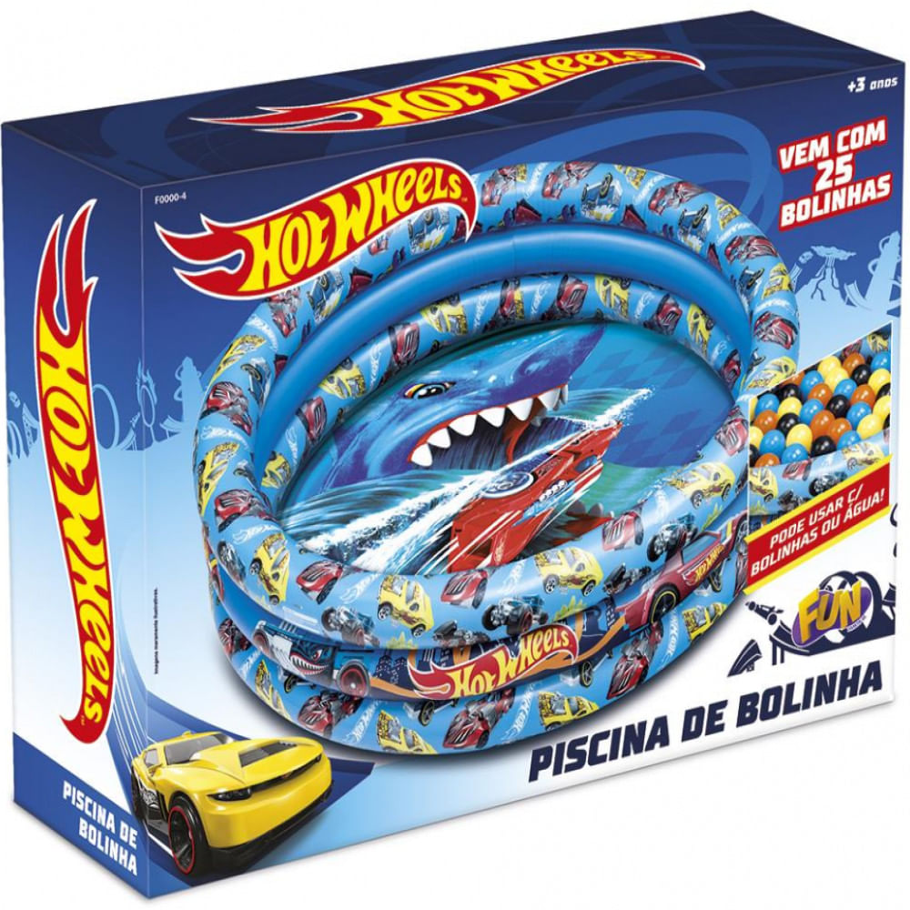 Piscina de Bolinhas Hot Wheels F0000-4 Fun - Ri Happy