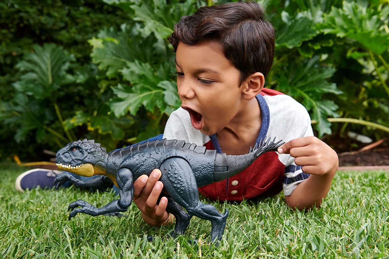 Jurassic World Indoraptor / Scorpio Rex - C/Som - Mattel - Ri Happy