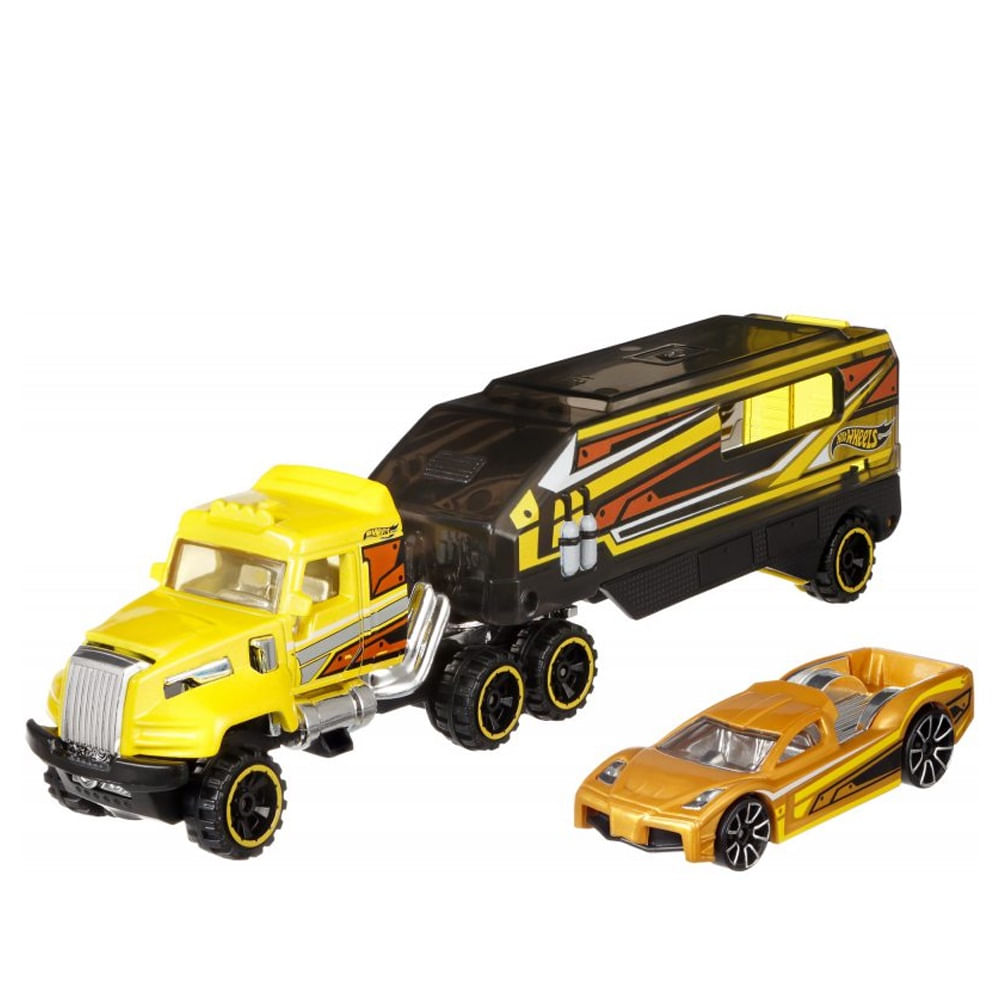 Hot Wheels Super Rigs Caminhão Desert Force Mattel BDW51 - Ri Happy