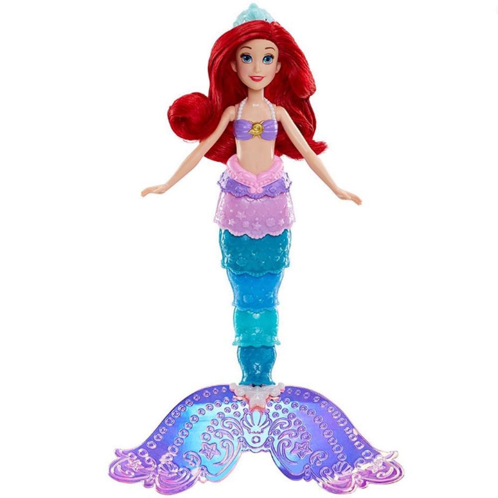 Boneca Princesas Disney Ariel Arco-Íris F0399 Hasbro - Ri Happy