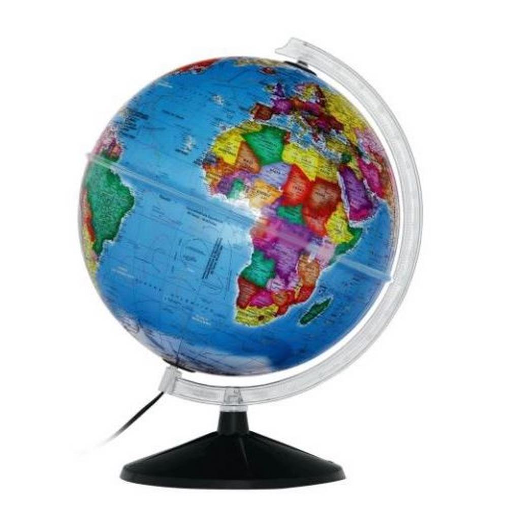 Globo Terrestre 30Cm Prisma Com Iluminação Libreria - Ri Happy