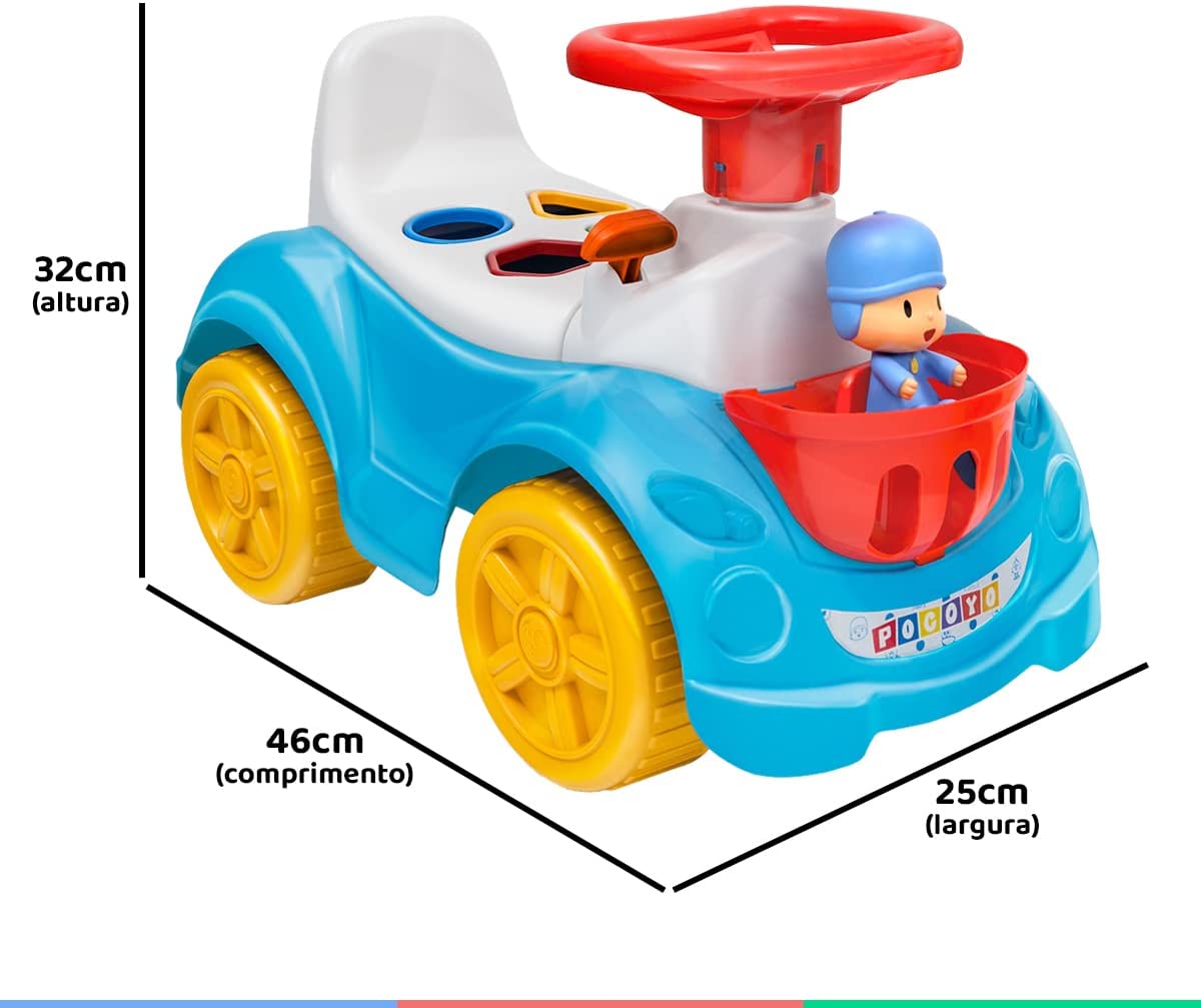 Totoka Pocoyo com Boneco Motoca Totokinha Cardoso 6012 - Ri Happy