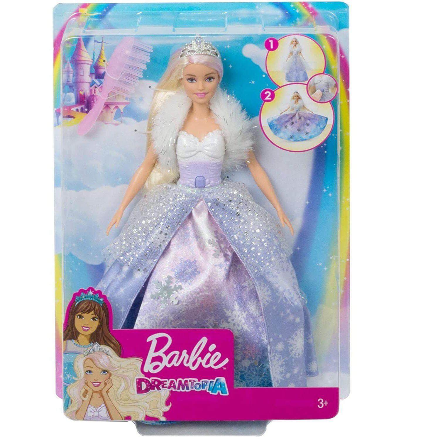 Boneca Barbie Princesa Vestido Magico - Mattel GKH26 - Ri Happy
