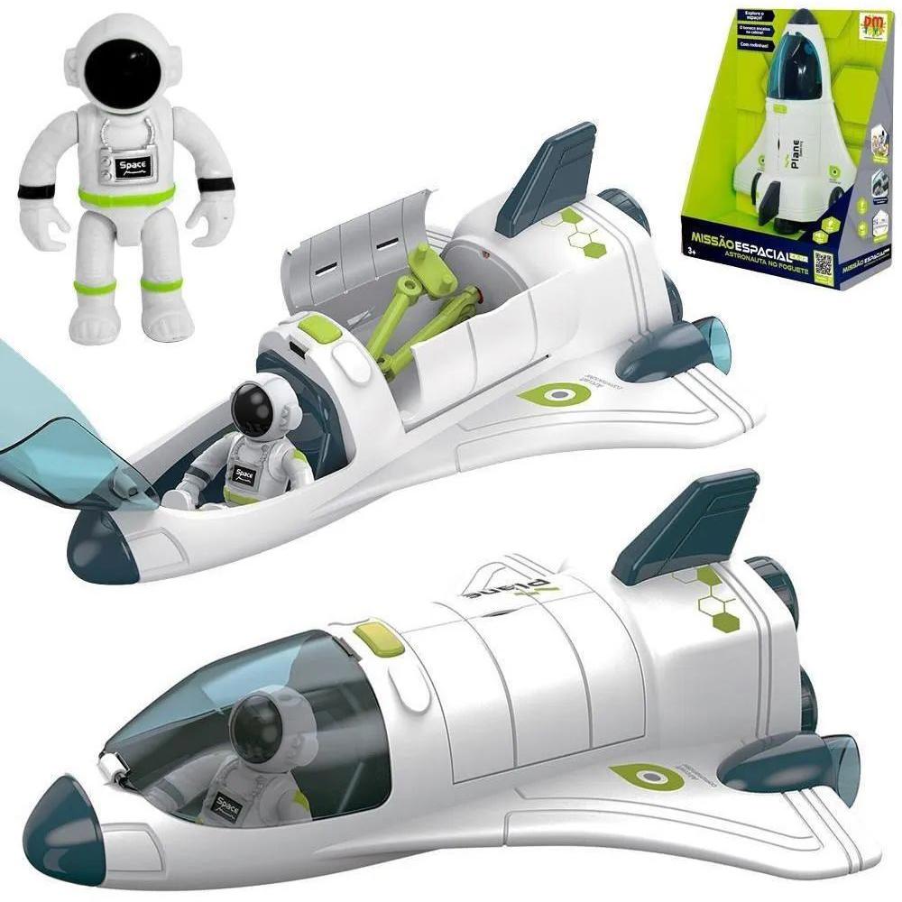 Foguete Missao Espacial Boneco Astronauta Som E Luz Dm Toys - Ri Happy Foguete Missao Espacial Boneco Astronauta Som E Luz Dm Toys - Ri Happy