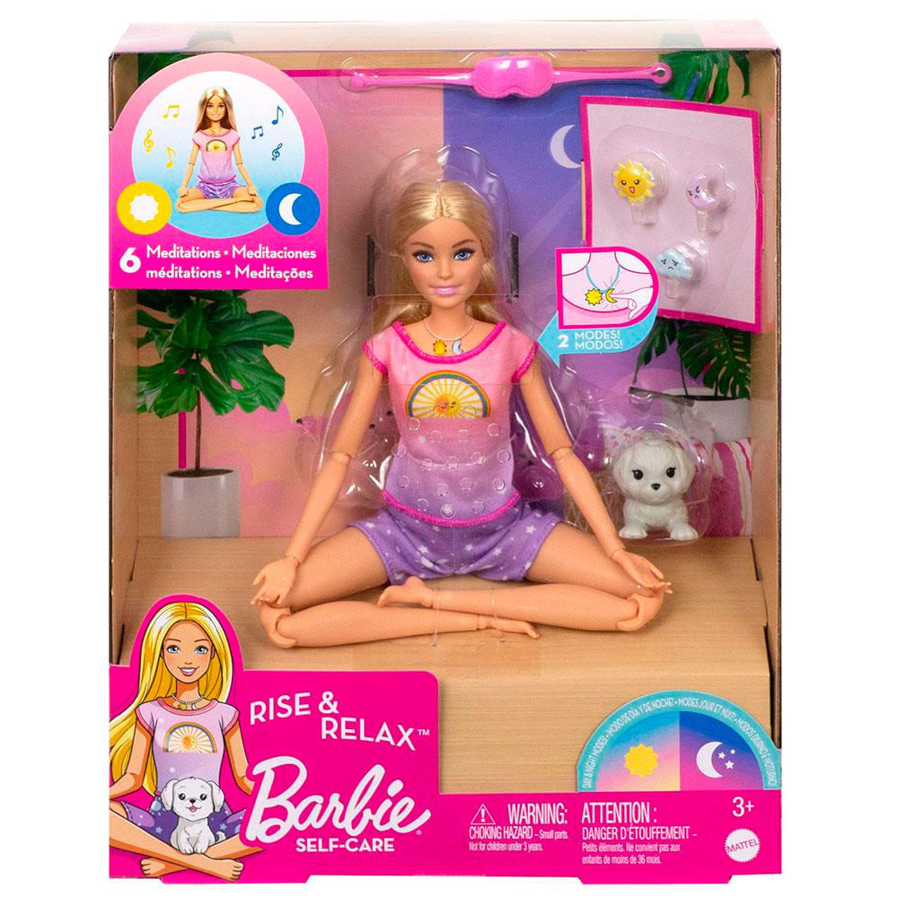 Boneca Barbie Mattel Medite Comigo Dia e Noite HHX64 - Ri Happy