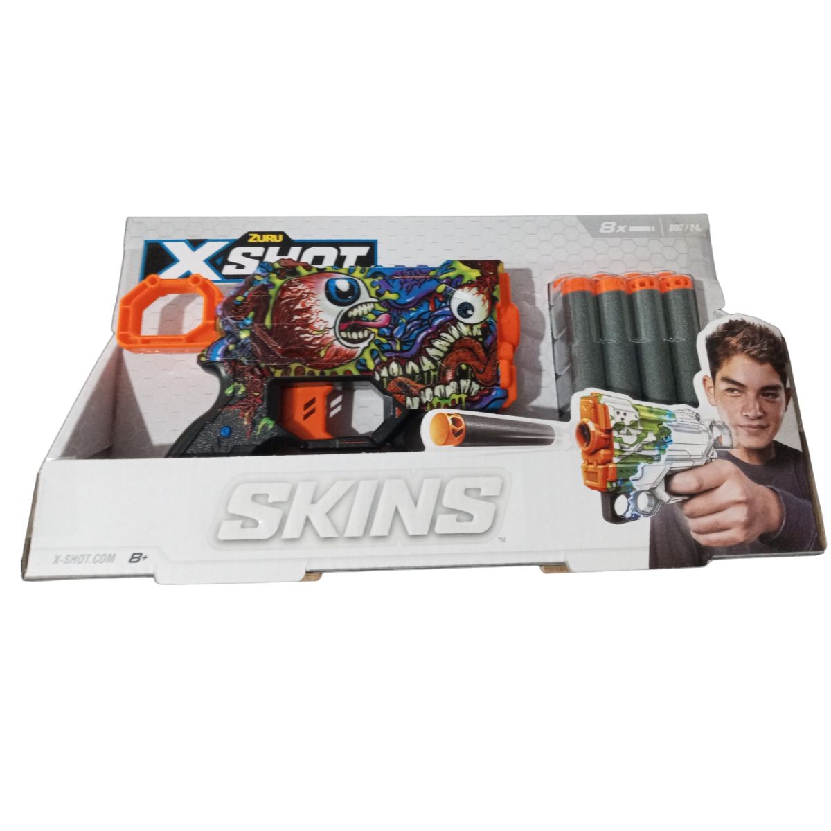 Lançador Mini Xshot Skins Menace Scream - Ri Happy