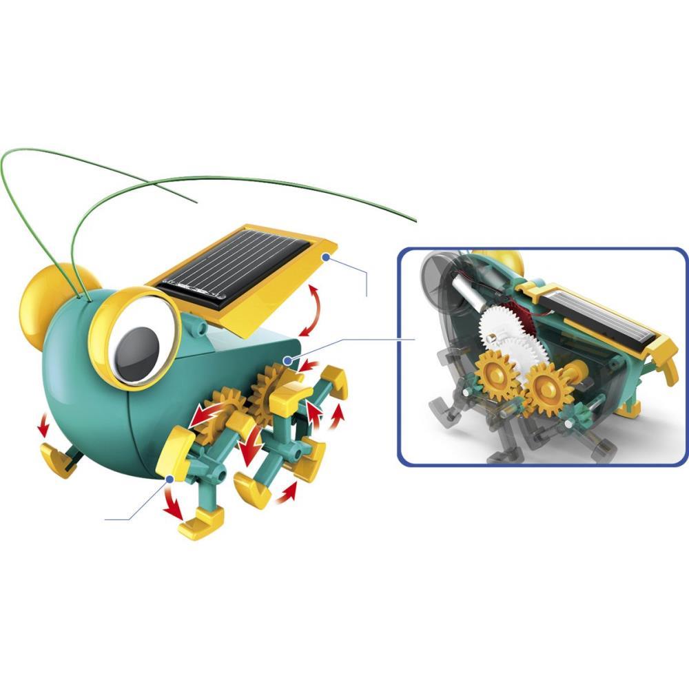 BRINQUEDO PARA MONTAR STEAM ROBO SOLAR INSETO - Ri Happy