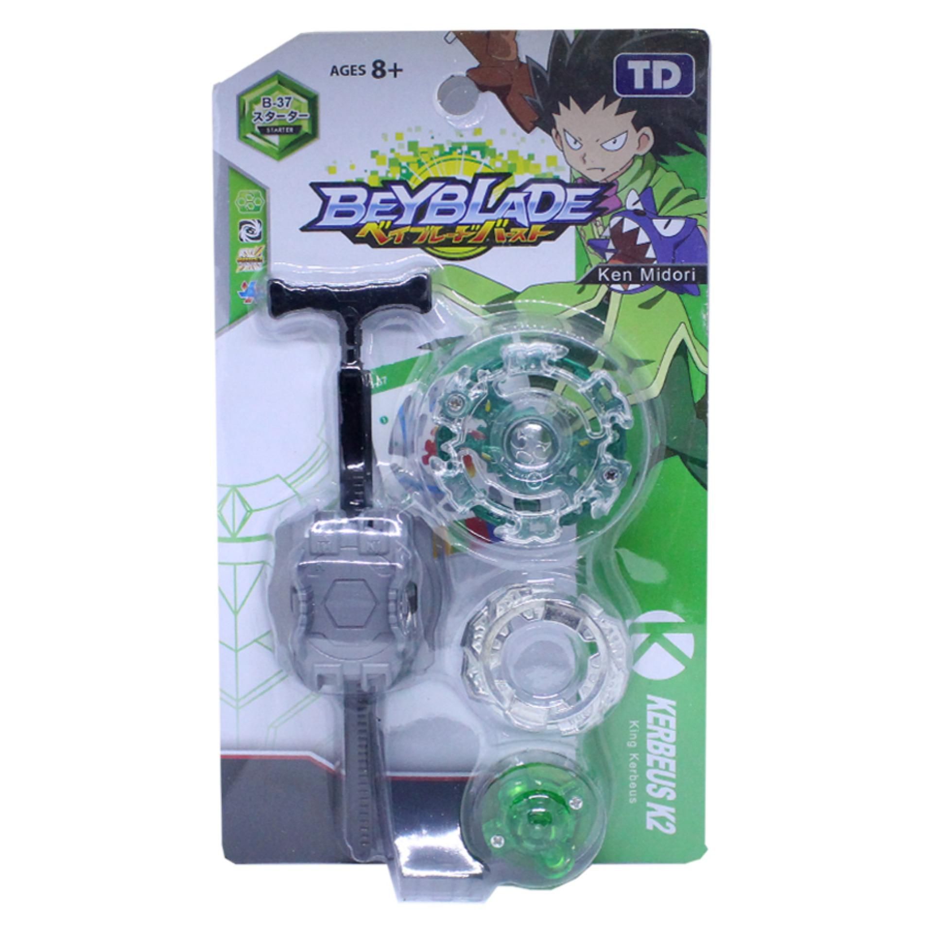 Kit 3 Beyblades Burst + 3 Lançadores Esq Dir - Tornado Gyro - Ri Happy