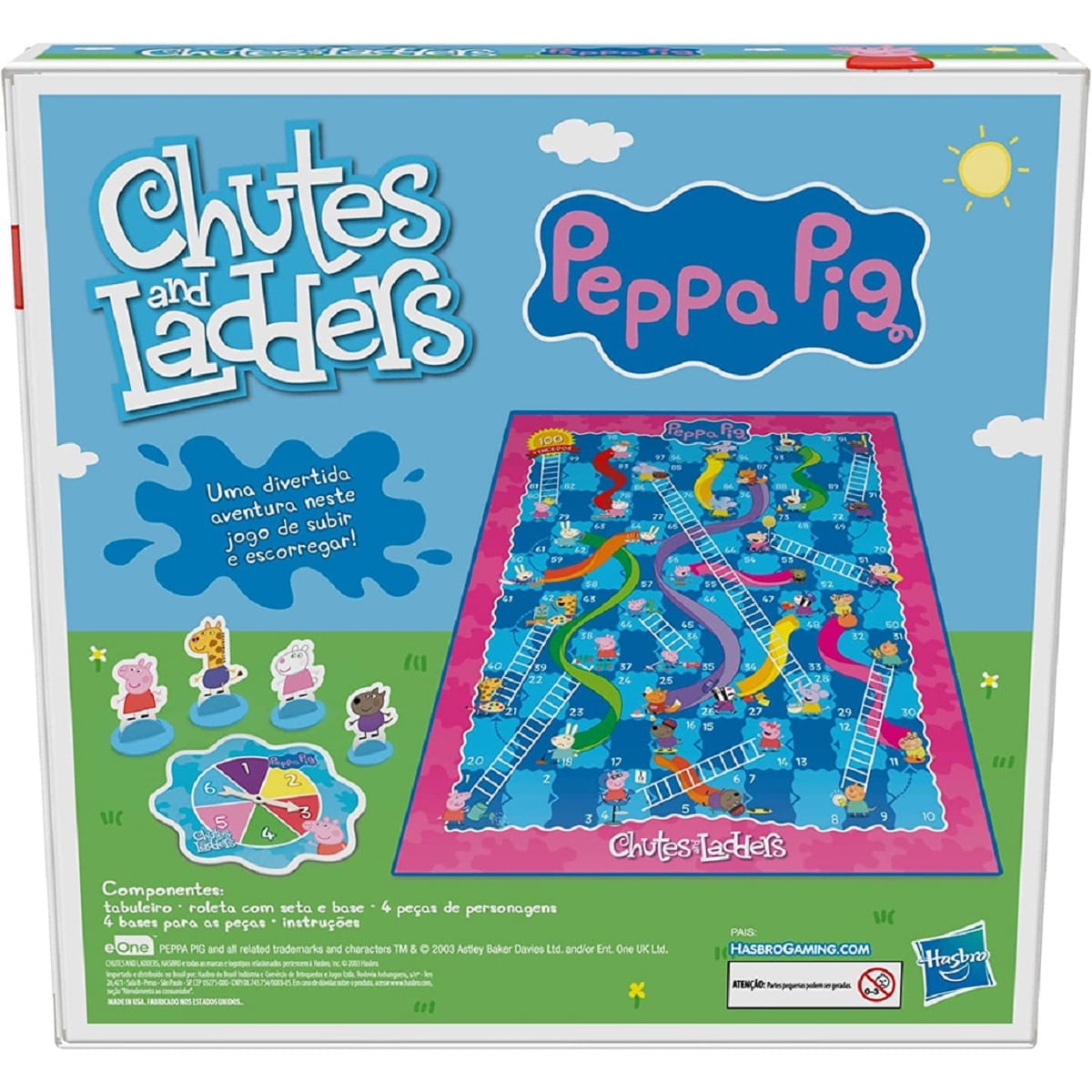 Jogo da Peppa Pig Chutes and Ladders - Ri Happy