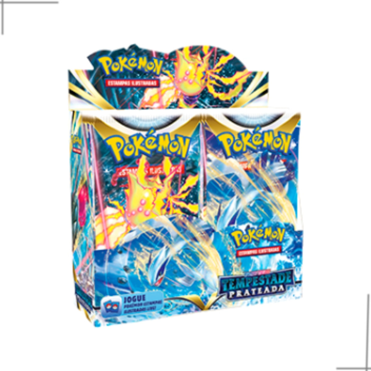 Box Cartas Pokemon Booster Espada 12 Tempestade Prateada Tcg - Ri Happy