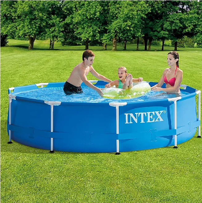 Piscina De Armação Metal Galvanizado 4.485L 3.05mx76cm (bomba Filtro ...
