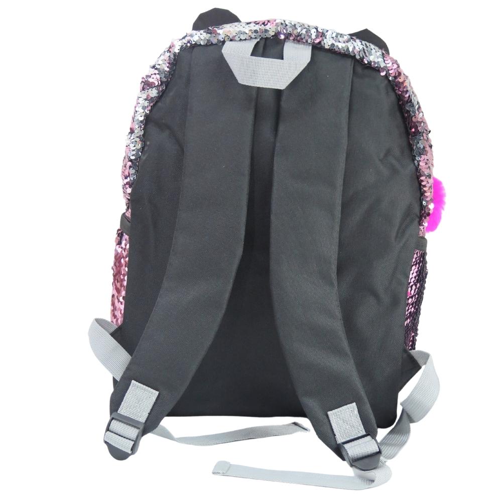 Mochila de Costas Gatinho Paetê Muda de Cor Clio CG2033 - Ri Happy