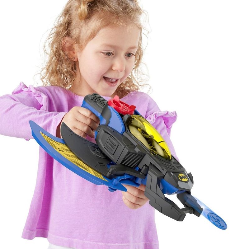Conjunto Imaginext DC Super Friends Fisher-Price Batwing Lançador de ...