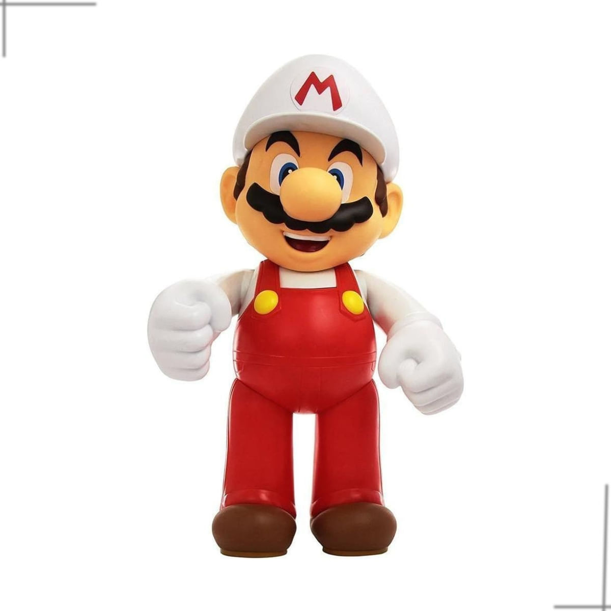 Super Mario - Boneco 2.5 Pol Colecionável - Mario De Fogo - Ri Happy