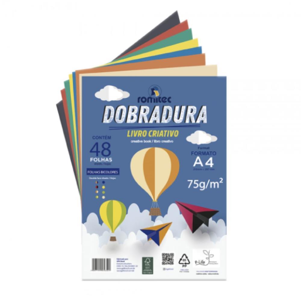 LIVRO DE ATIVIDADES CRIATIVO DOBRADURA 75GSM 48FLS - Ri Happy