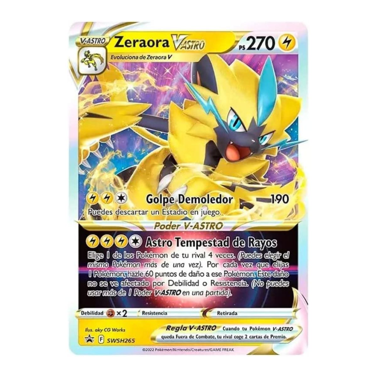 Box Pokemon Coleção de Batalha Zeraora Vmax e V-Astro Copag - Ri Happy