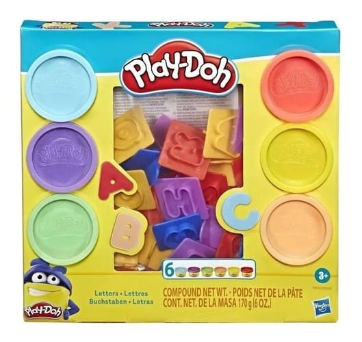 Play Doh Massinha Moldes De Letras Alfabeto, Hasbro E8532 - Ri Happy