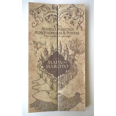 Mapa Do Maroto Hogwarts Harry Potter - Ri Happy