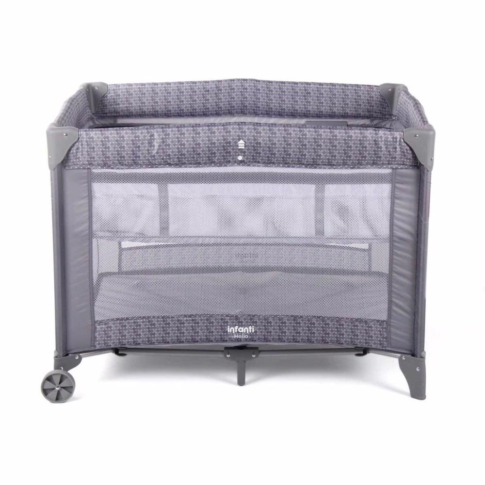 Berço Hello Infanti Cinza - Ri Happy