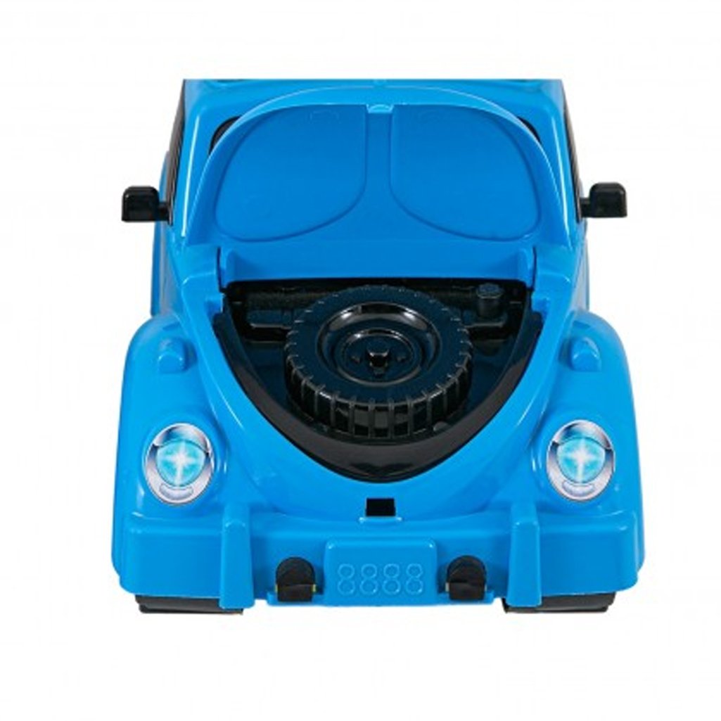 Brinquedo Fusca Azul Koby Tunning Miniatura Carrinho 29cm - Ri Happy