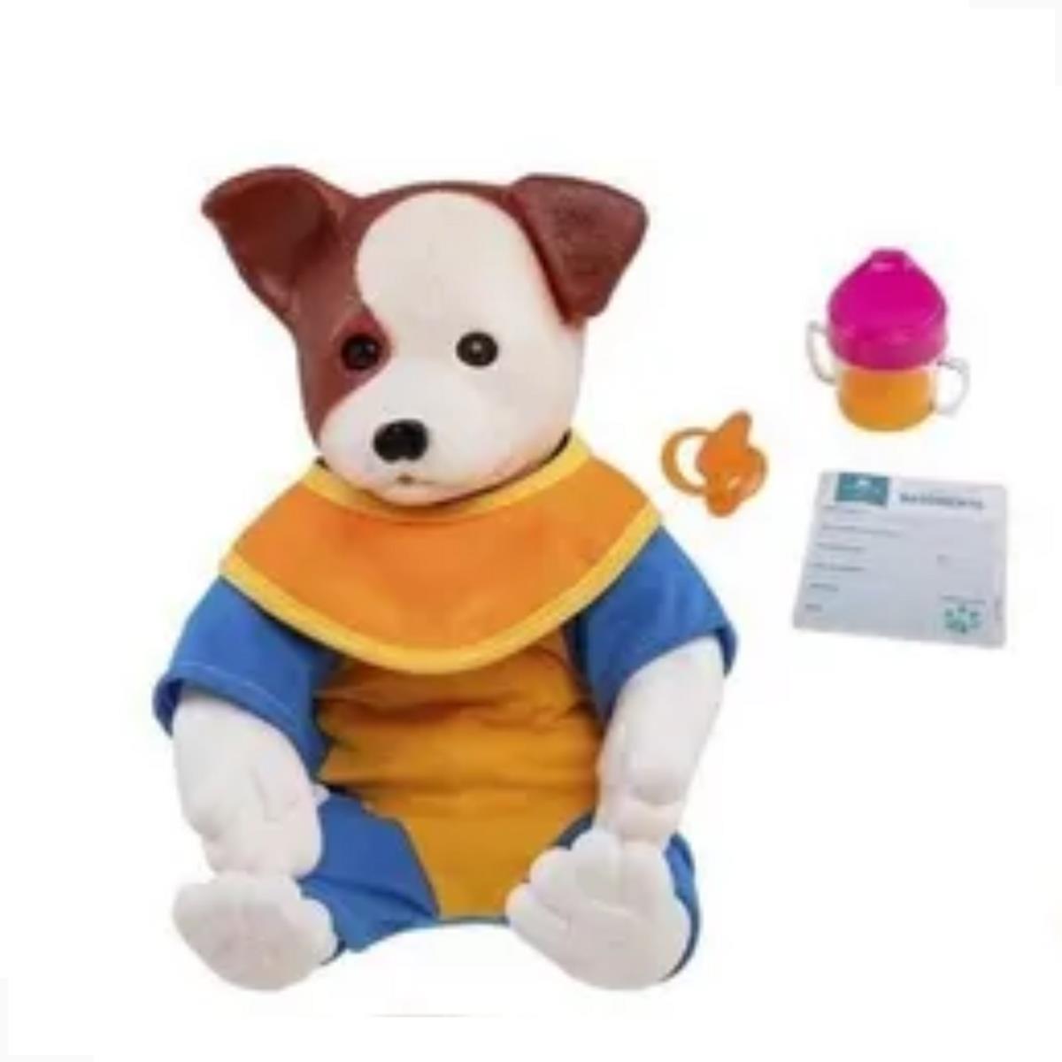 BRINQUEDO BONECO BEBÊ REBORN PET FILHOTINHOS COM ACESSÓRIOS 5840 ROMA ...