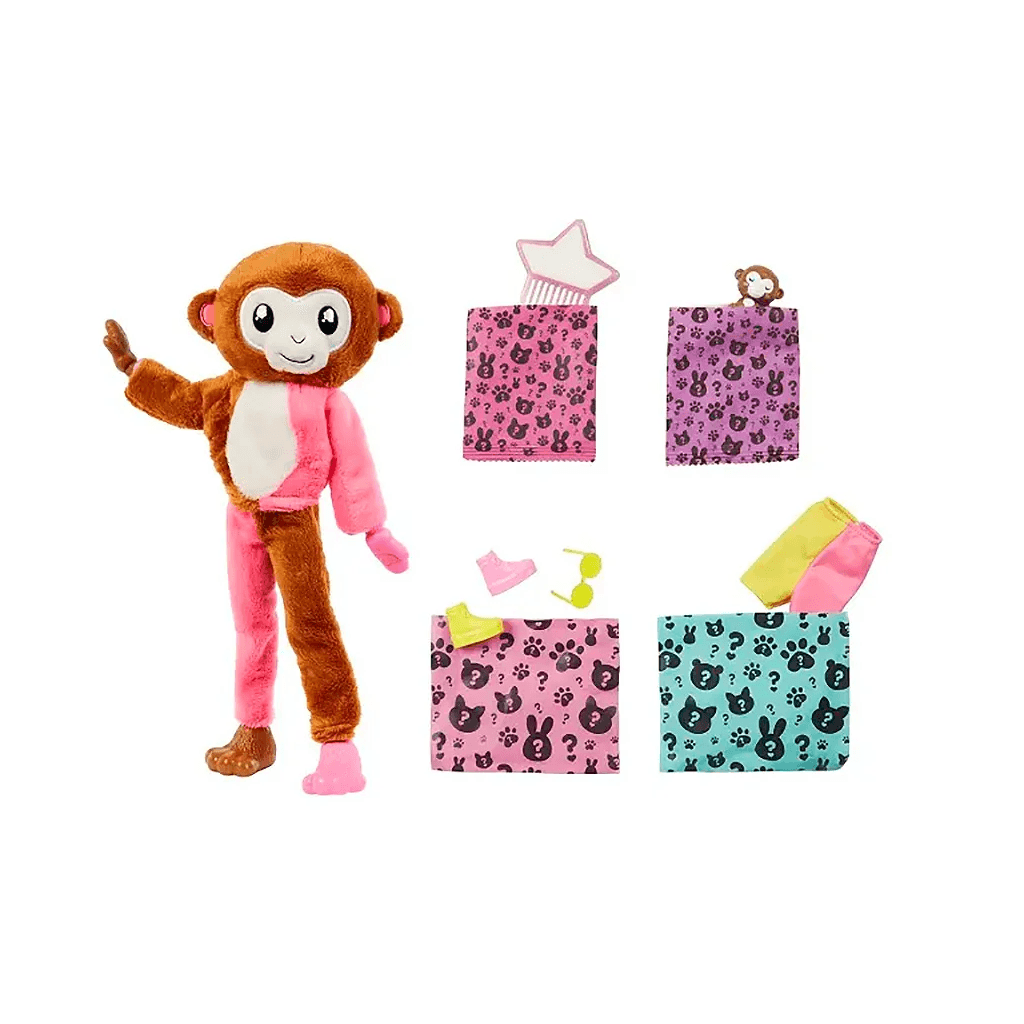 Barbie Cutie Reveal - Macaco - Ri Happy