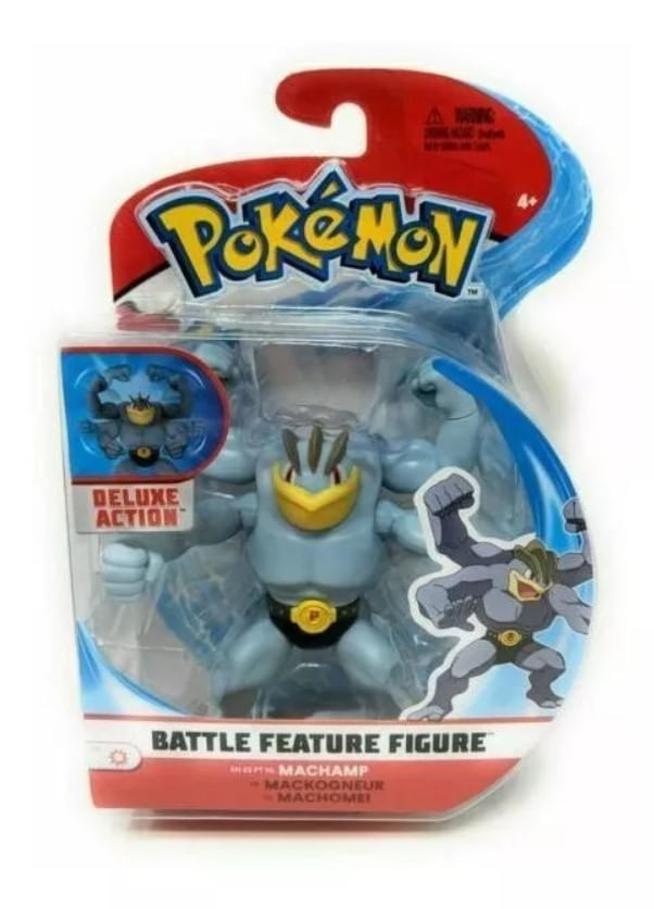 Boneco Pokemon Battle Figura Machamp - Sunny 2602 - Ri Happy