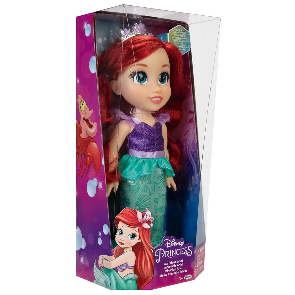 Confira Boneca Articulada - Princesas Disney - Ariel - Multikids ...