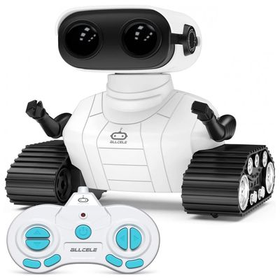 Robô Programável com Controle Remoto, Música e LED para Crianças de 3 ...