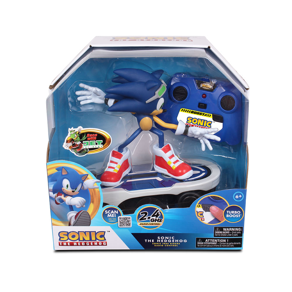 Confira Brinquedo de Controle Remoto - Sonic - Skate - Fun - Rihappy ...