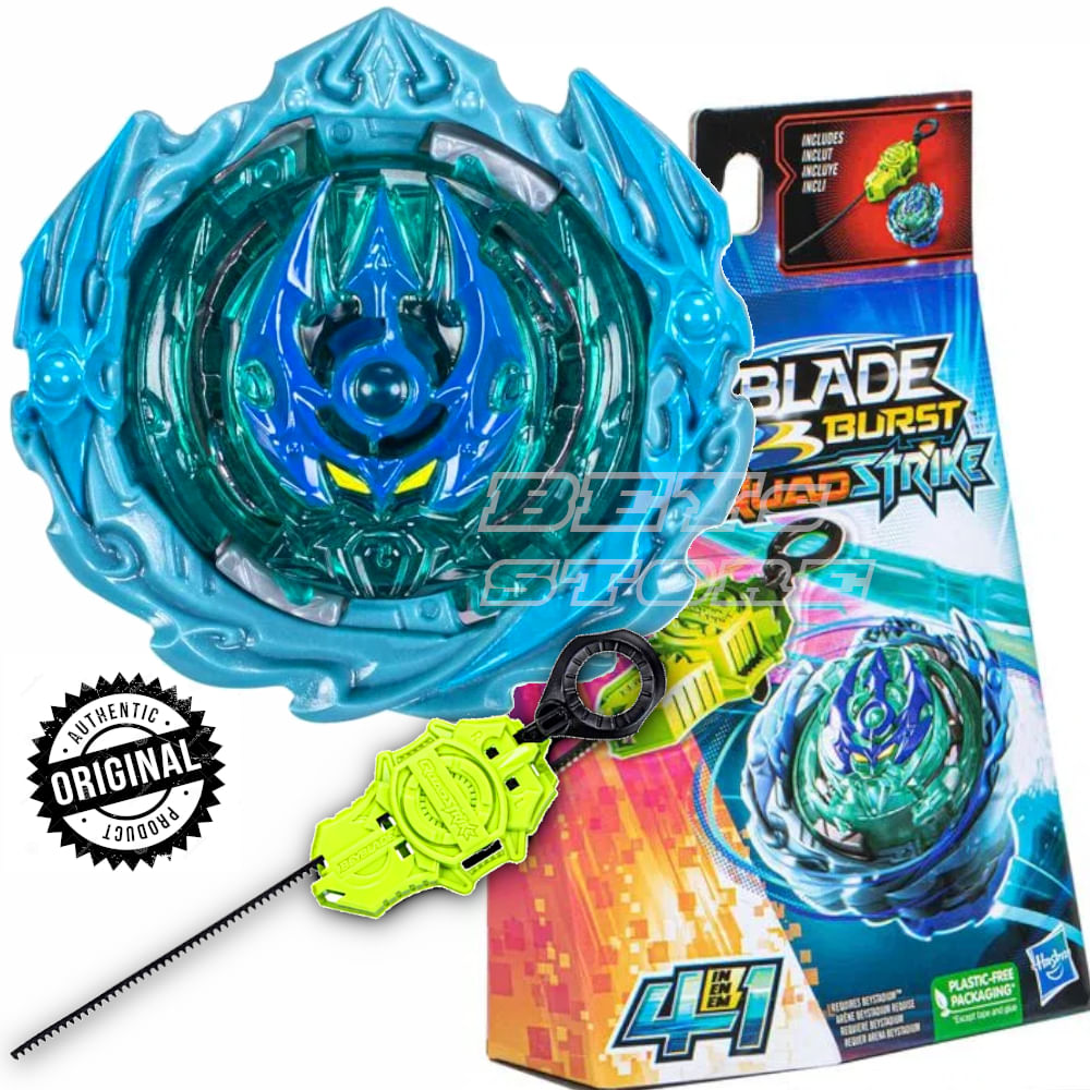 Beyblade Hydra Poseidon Lançador Hasbro QuadStrike - Ri Happy