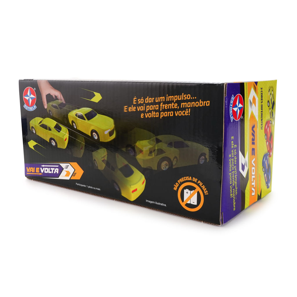 Confira Carrinho - Vai e Volta - Estrela - Amarelo - Rihappy - PBKIDS ...