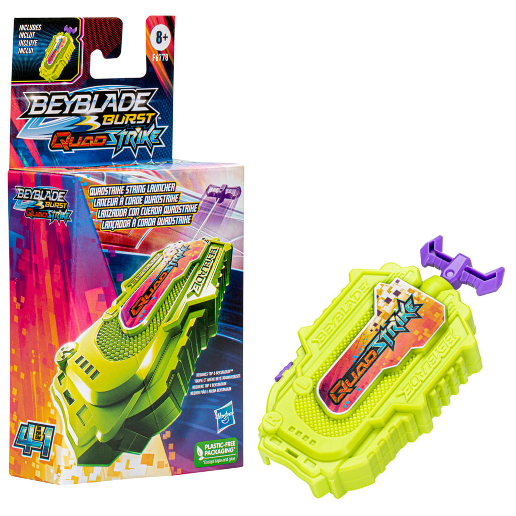 Confira Lançador - Beyblade Burst - QuadStrike String - Hasbro ...