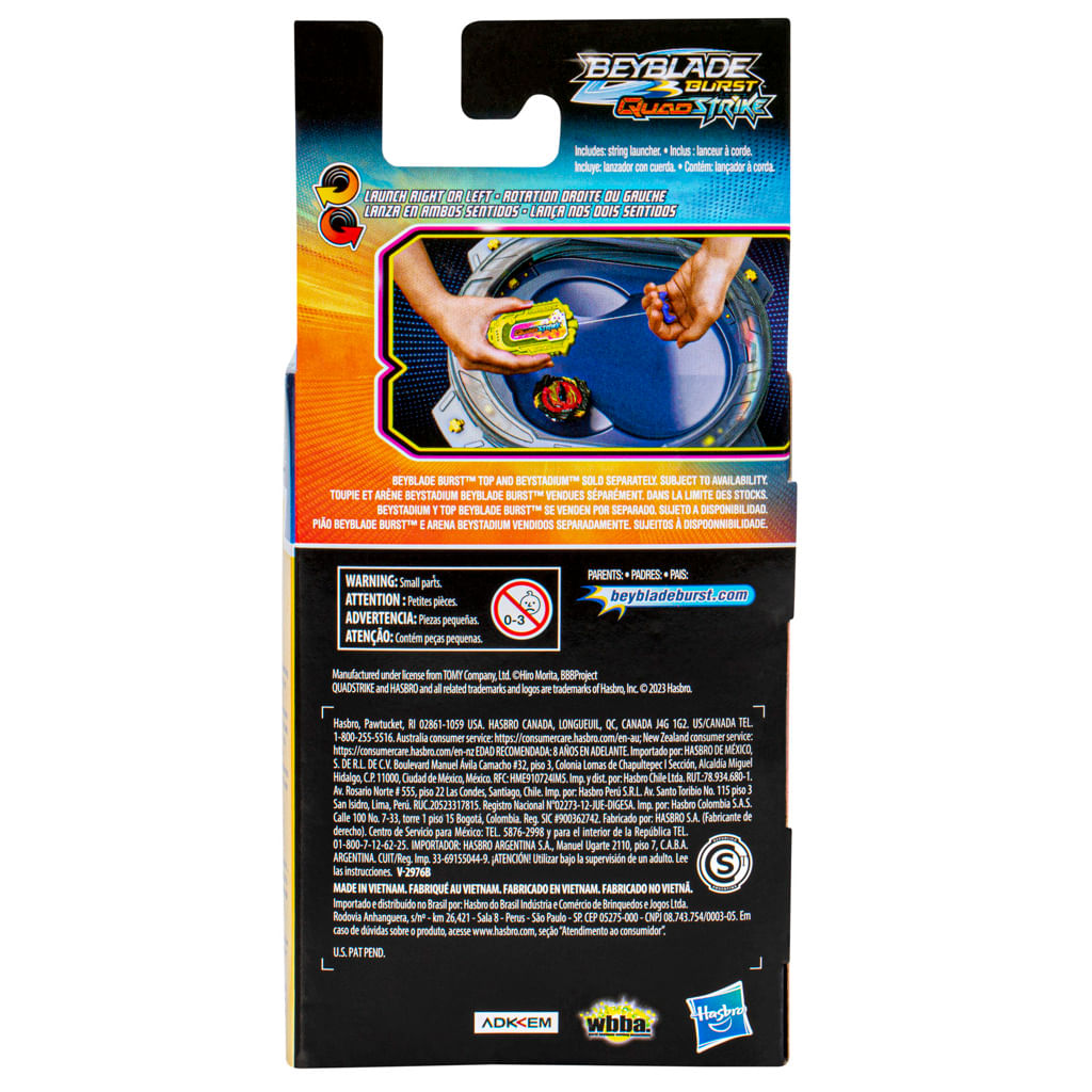 Confira Lançador - Beyblade Burst - QuadStrike String - Hasbro ...