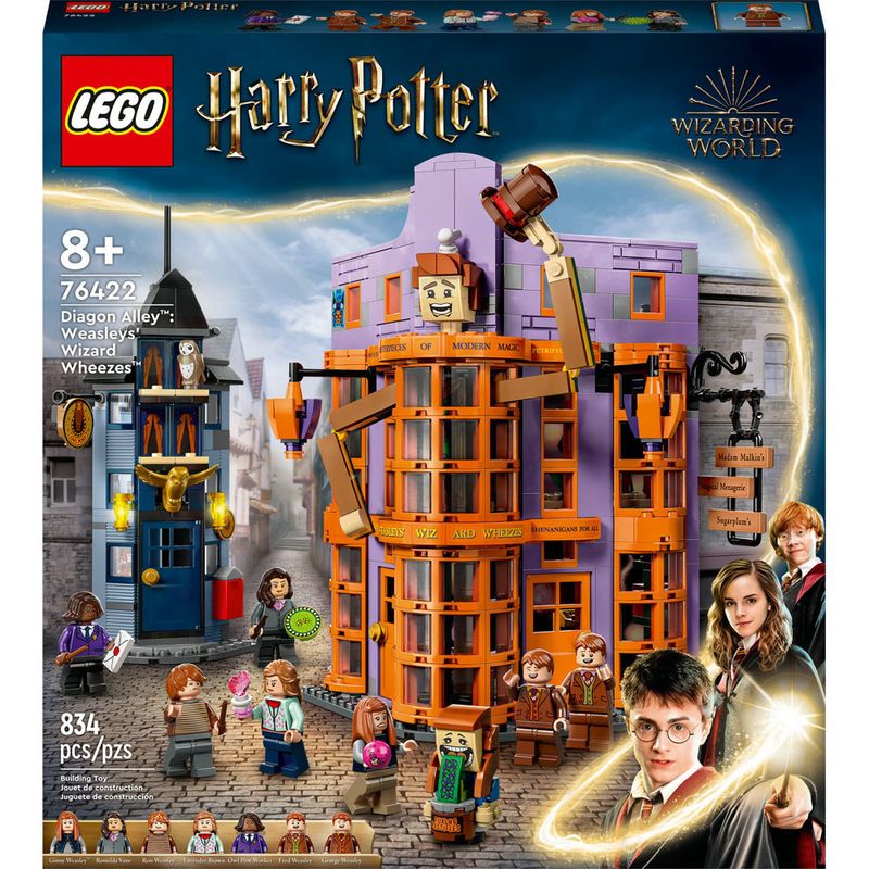 Confira LEGO - Harry Potter - O Beco Diagonal Gemialidades Weasley ...